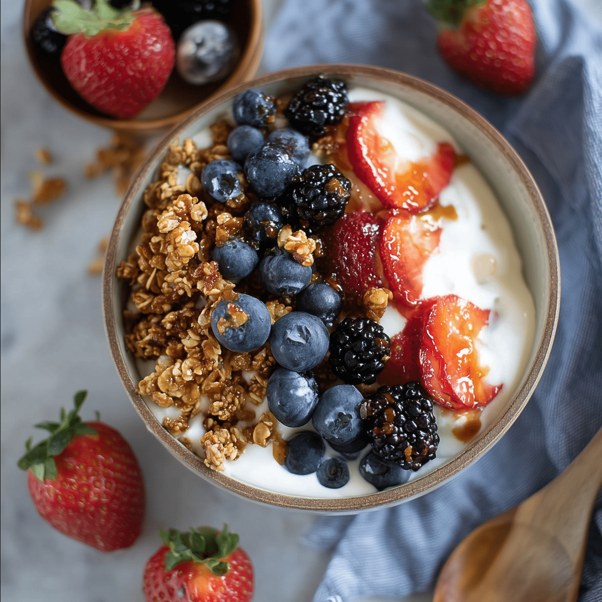 Healthy Greek Yogurt Breakfast Bowl – Easy & Delicious - Mucha Munch