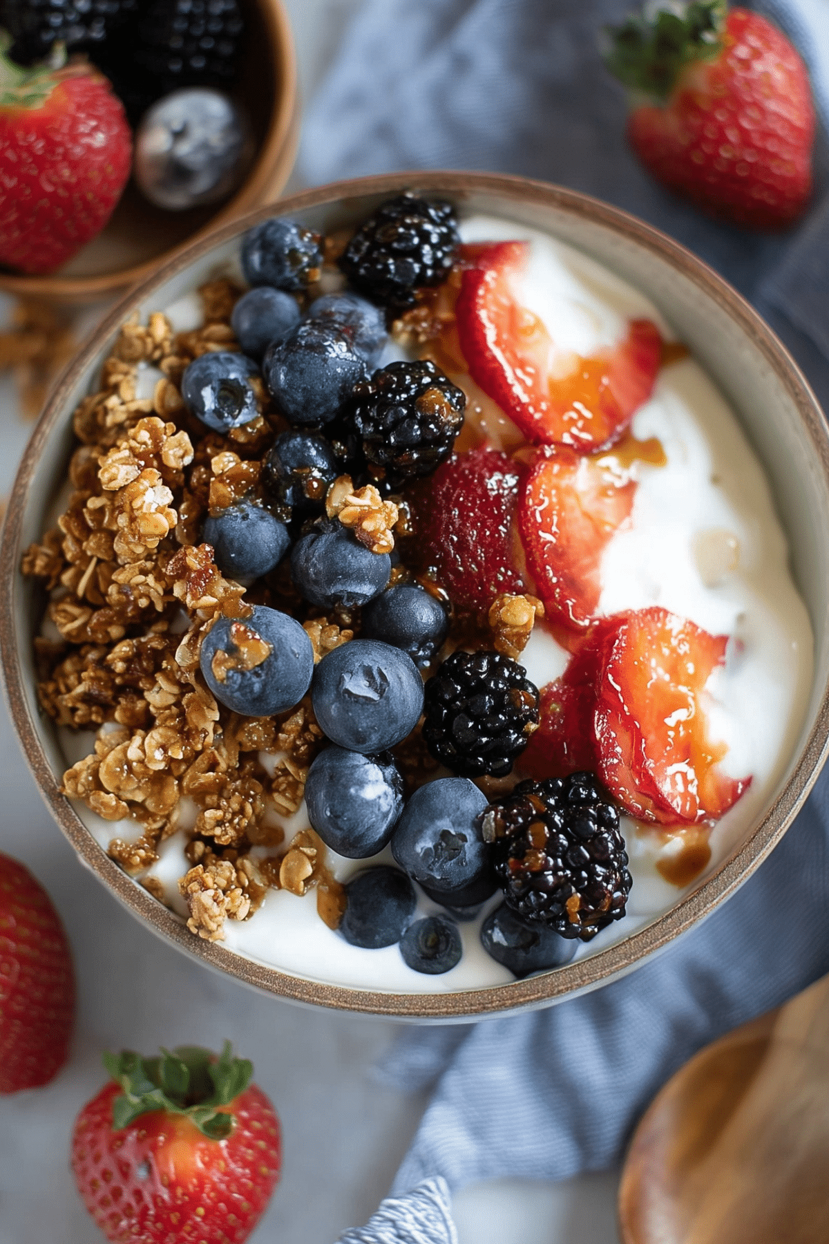 Healthy Greek Yogurt Breakfast Bowl – Easy & Delicious - Mucha Munch