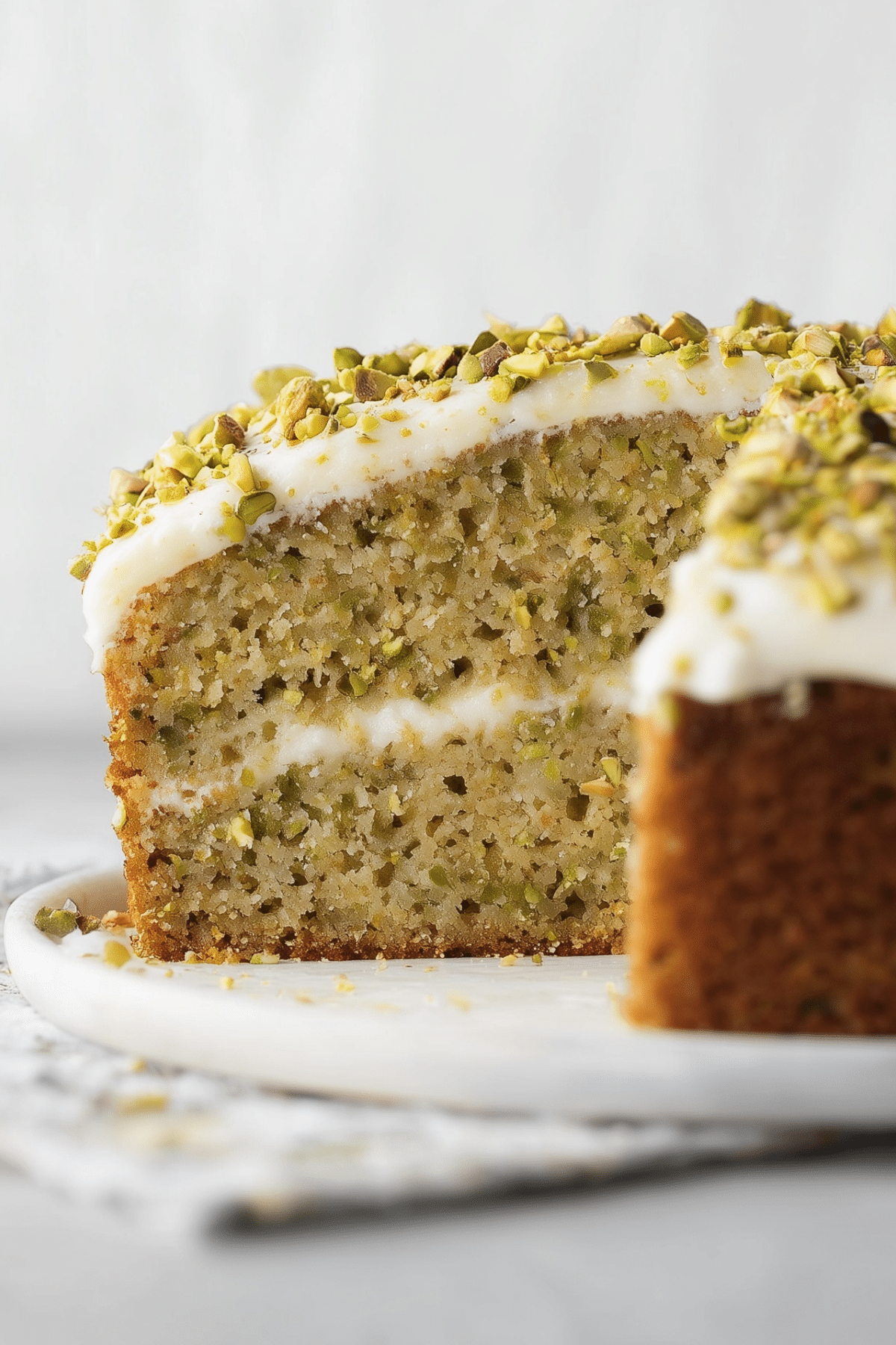 Lemon Pistachio Cake with Mascarpone Frosting – Easy & Elegant - Mucha ...