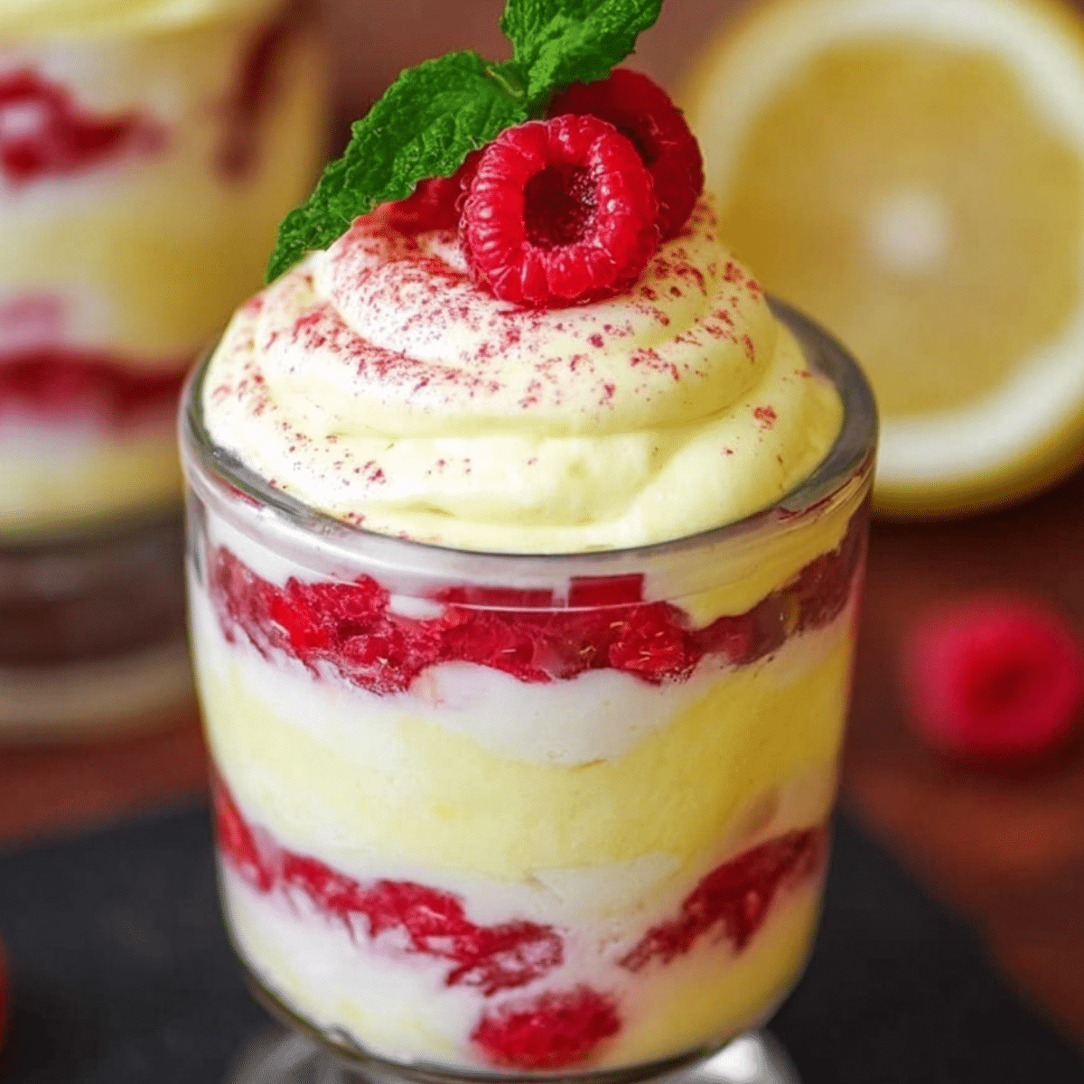 Lemon Raspberry Fluff - Easy & Delicious - Mucha Munch