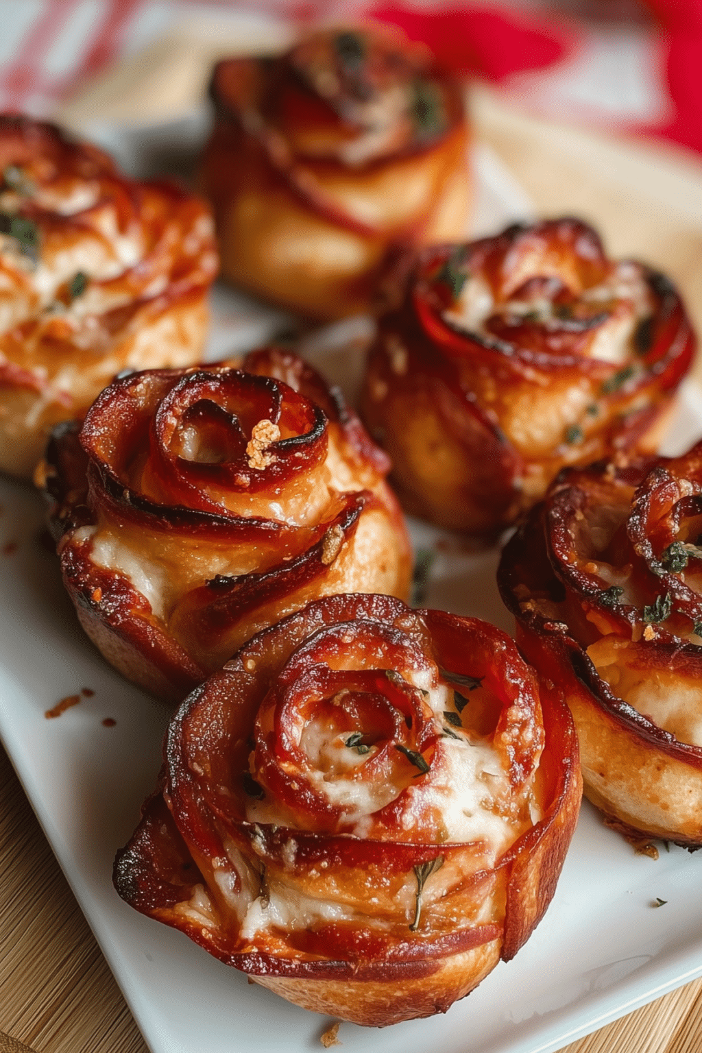 Pizza Roses for Valentine’s Day – Easy & Delicious! - Mucha Munch