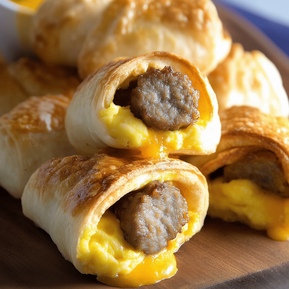 Sausage and Egg Roll Ups – Easy Homemade Favorite - Mucha Munch