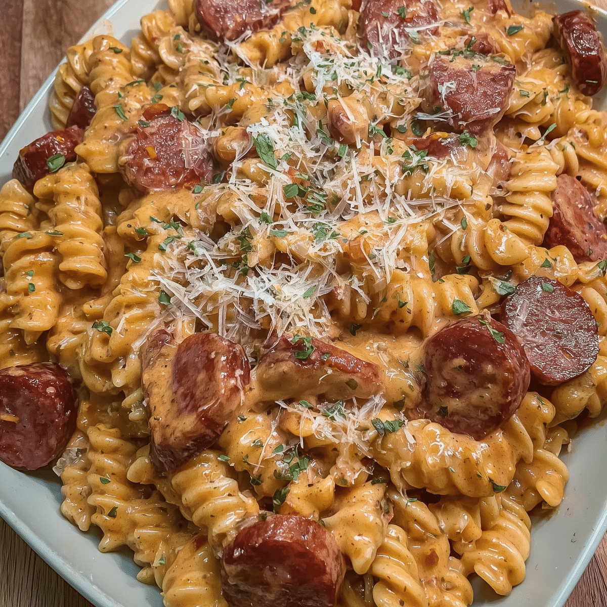 Smoked Sausage Pasta: A Best & Tasty Recipe - Mucha Munch