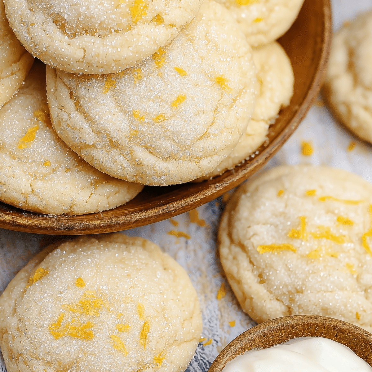 Soft & Chewy Lemon Cookies - Quick & Flavorful - Mucha Munch