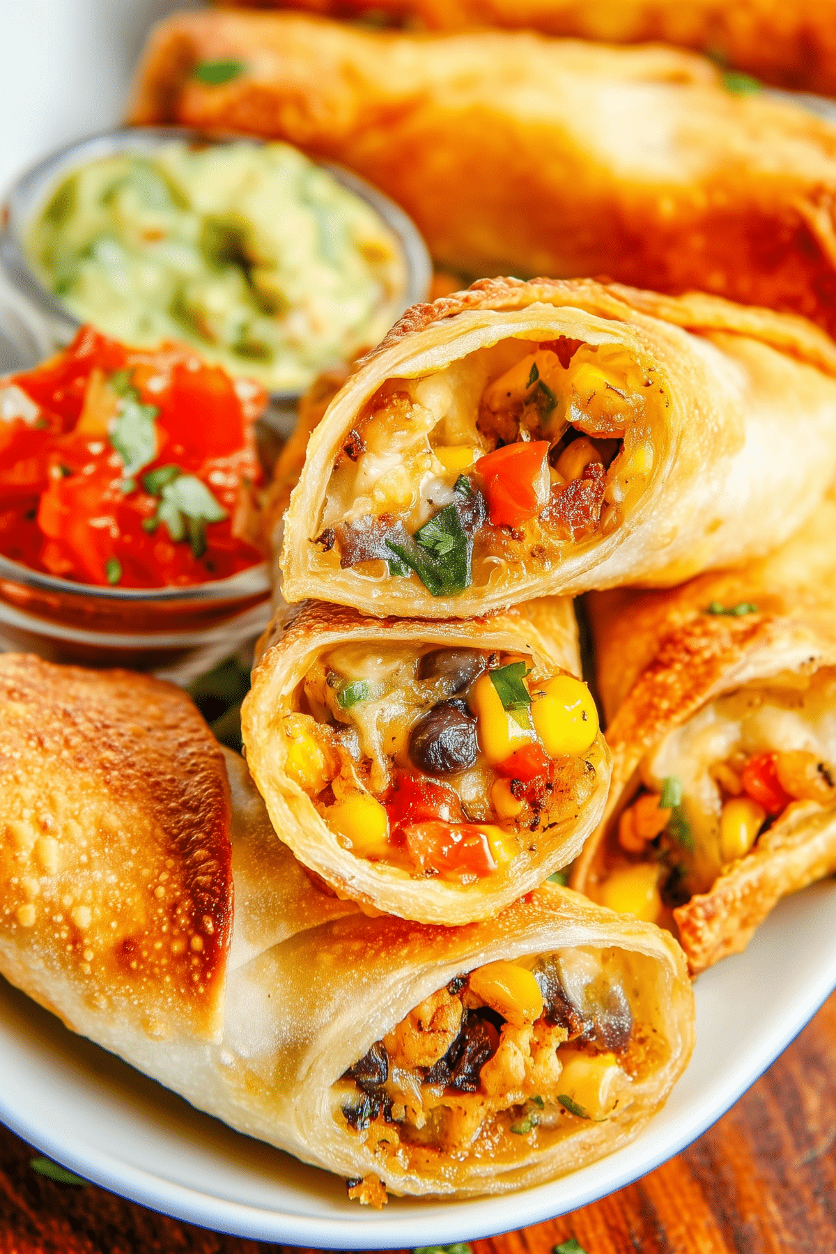 Southwest Egg Rolls – Easy & Crispy Tex-Mex Treat - Mucha Munch