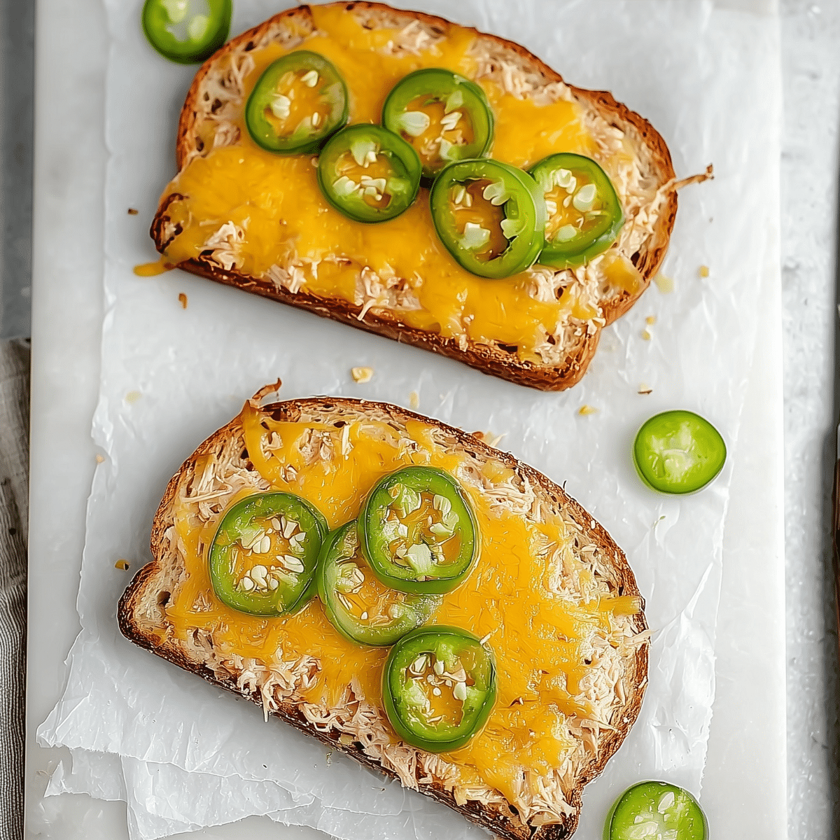 Spicy Jalapeño Cheddar Tuna Melt – Easy & Delicious - Mucha Munch