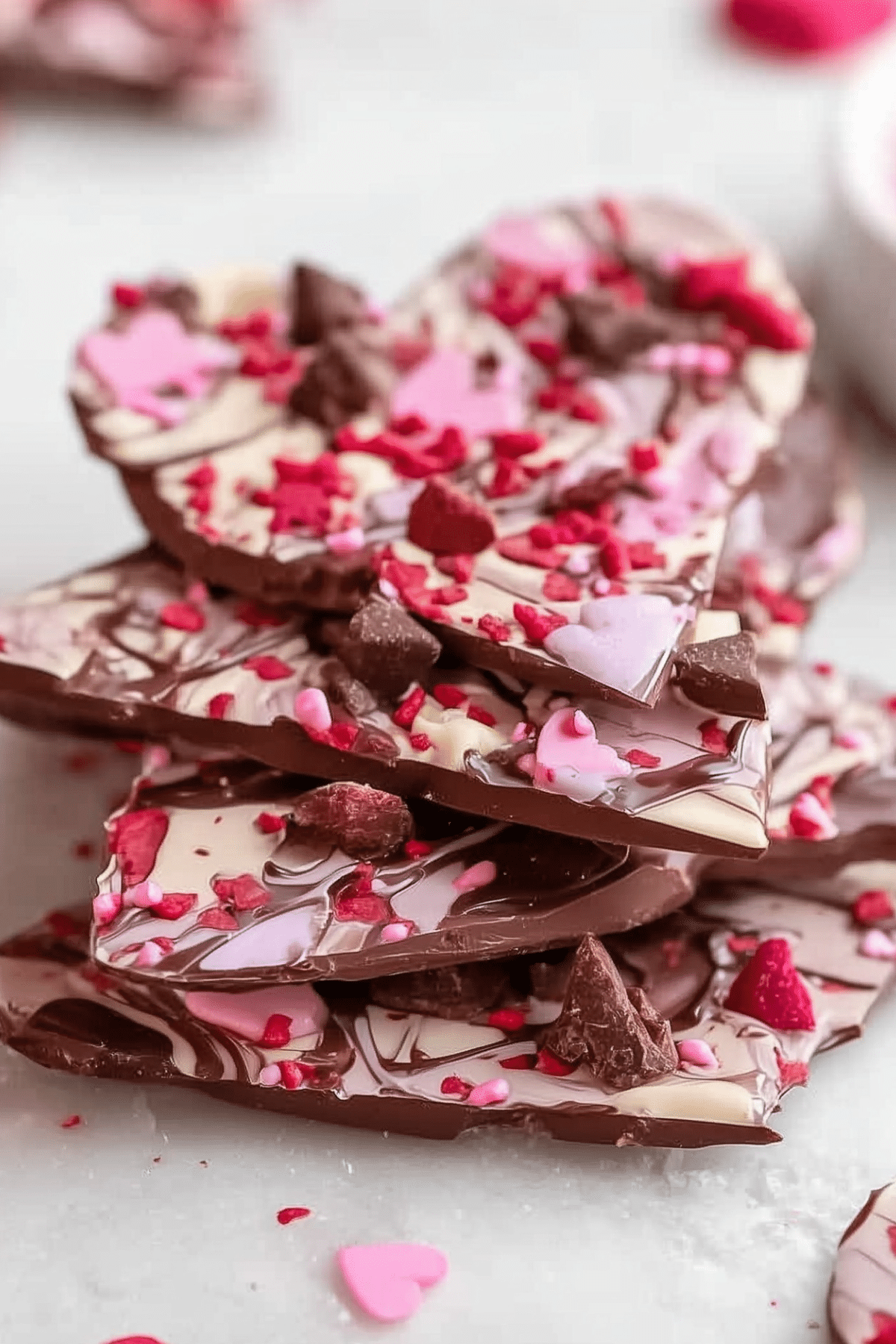 Valentine’s Chocolate Bark Recipe – Quick & Delicious - Mucha Munch