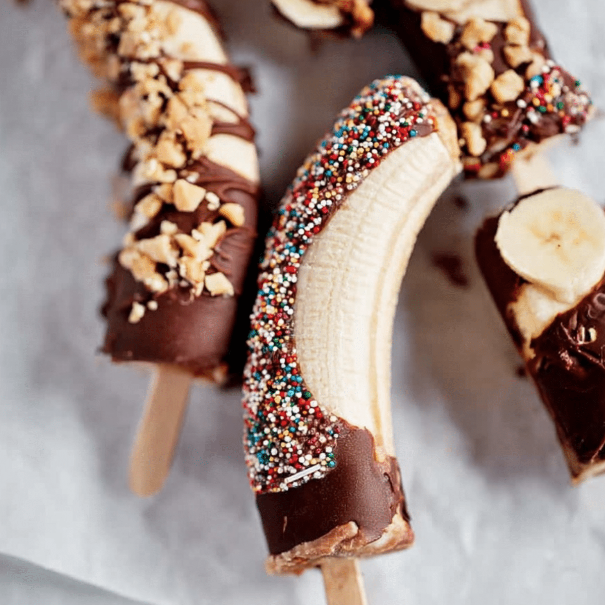 Frozen Chocolate Banana Pops – Easy Summer Favorite - Mucha Munch