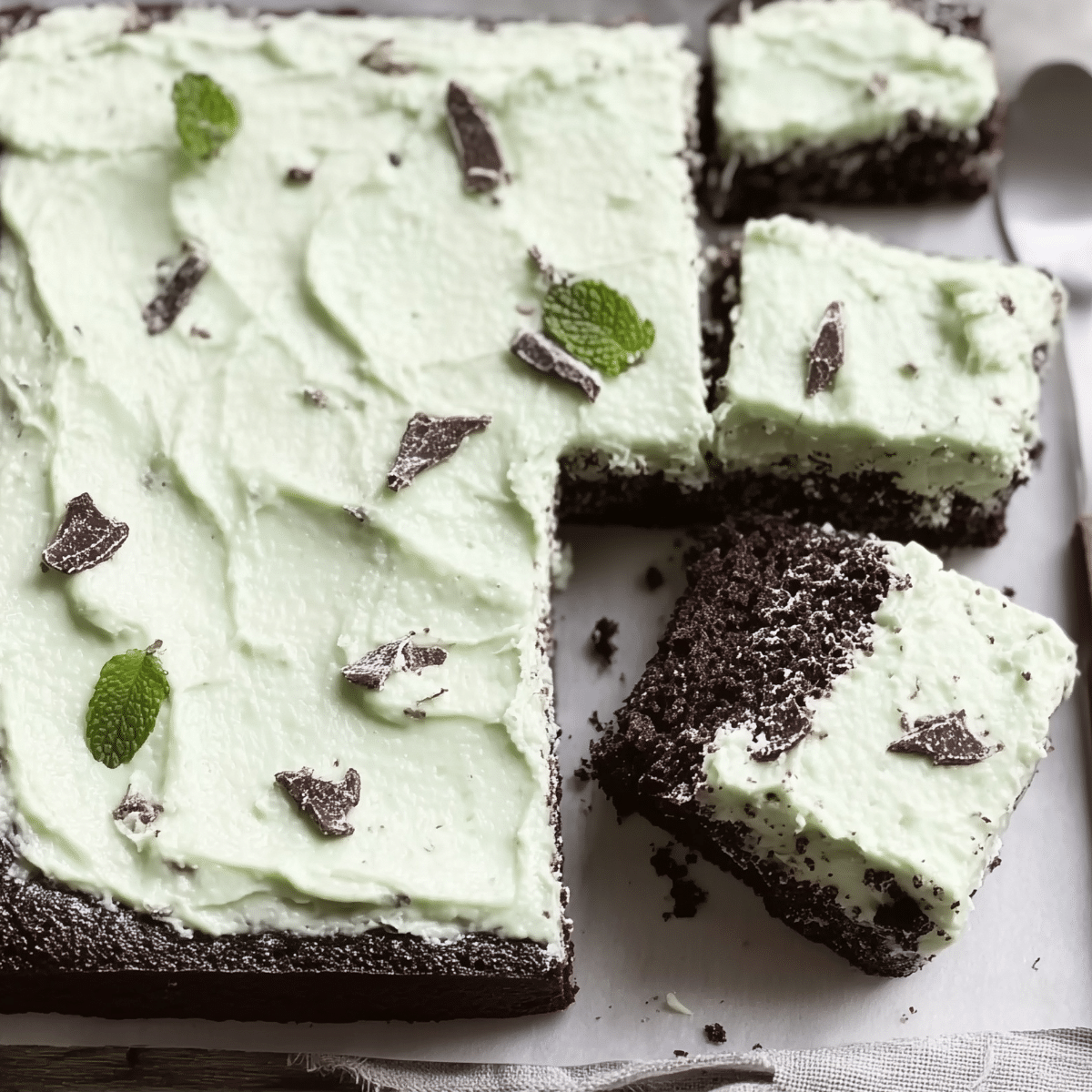 Mint Chocolate Chip Sheet Cake – Irresistibly Moist - Mucha Munch