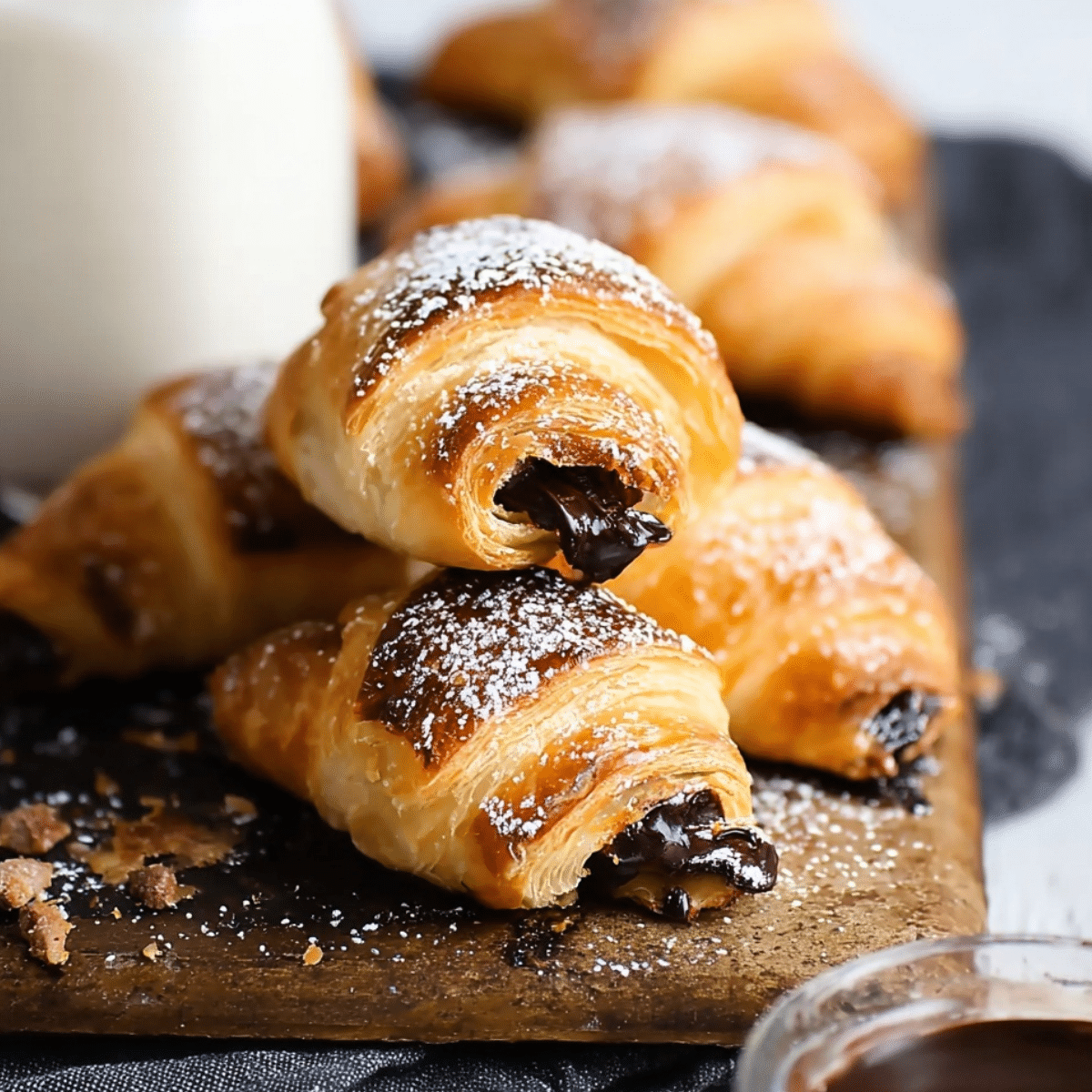 Puff Pastry Chocolate Croissants – Quick & Easy Recipe - Mucha Munch