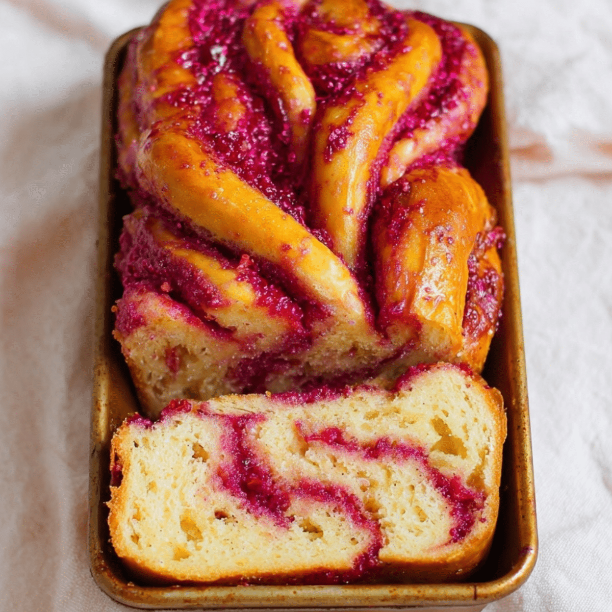 Raspberry Swirl Brioche – Easy & Stunning Bake - Mucha Munch
