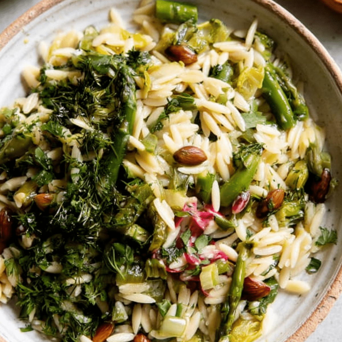 Spring Orzo Salad – Fresh & Easy Recipe - Mucha Munch