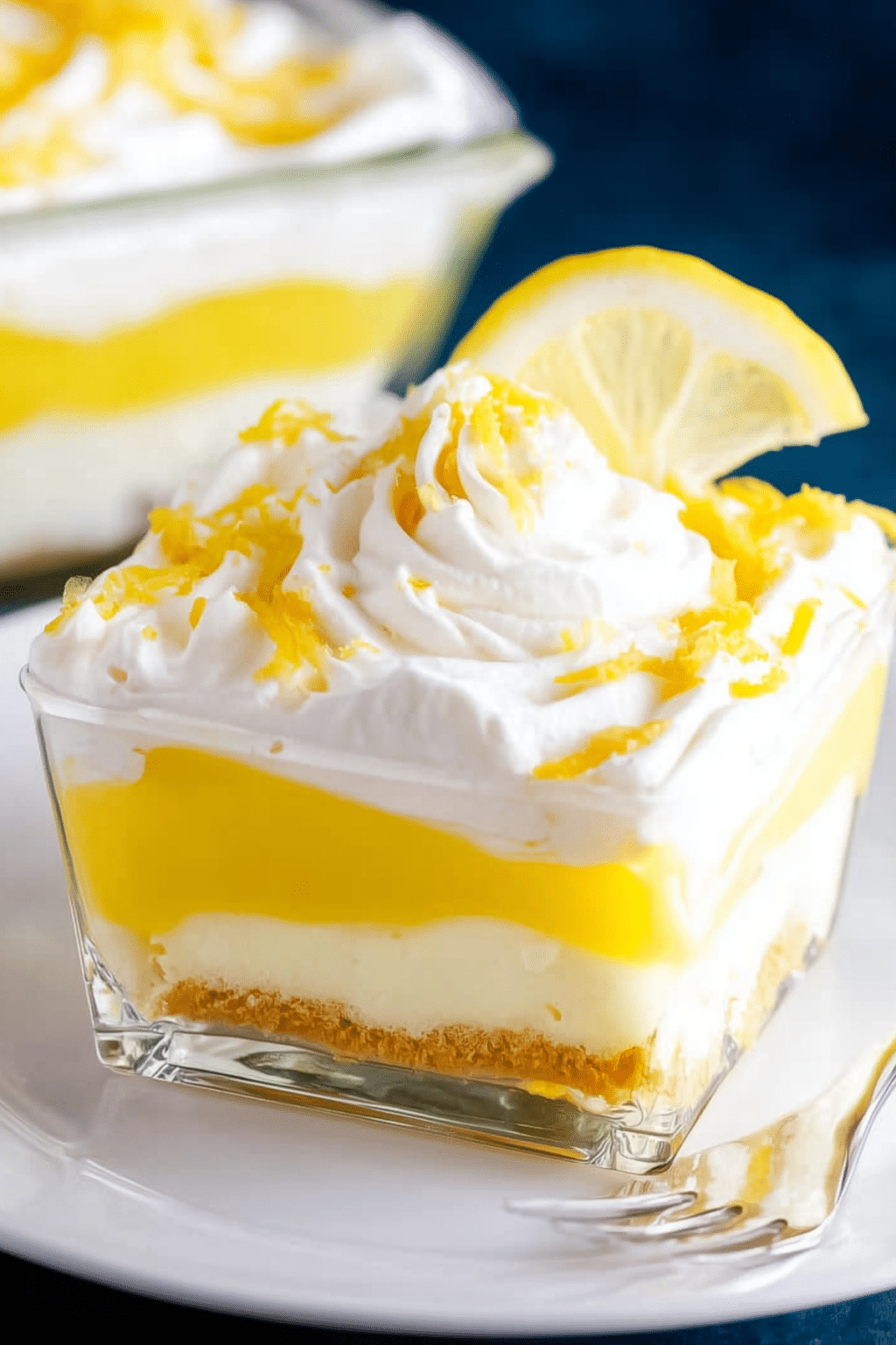 Lemon Lush Dessert – Simple & Refreshing Summer Recipe - Mucha Munch